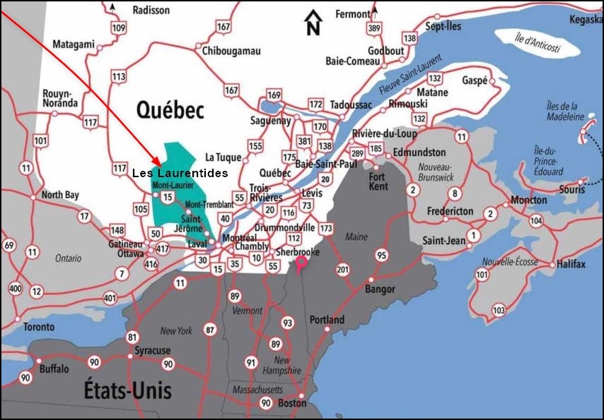Les Laurentides (Québec) - Canada (Sept 2013) : Nos étapes en détails ...